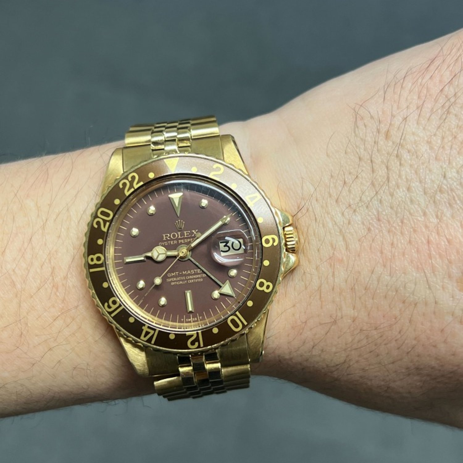 ロレックス GMTマスターI Ref.1675/8 ブラウンベゼル ヴィンテージ 260683｜ロレックス専門店クォーク